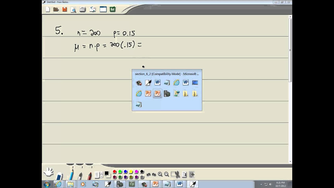 Elementary Statistics: Chapter 6 Test Review - Problem Type 5 - YouTube