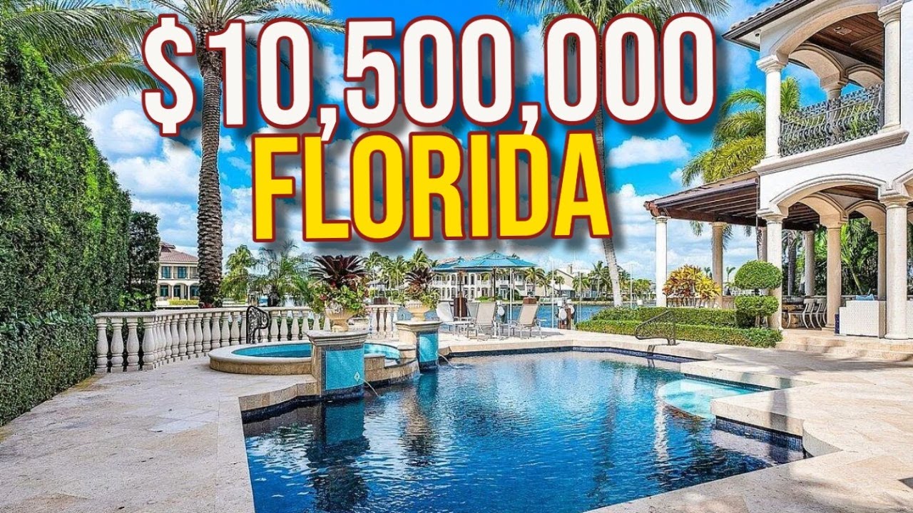 Inside $10,500,000 Florida Mega Mansion - YouTube