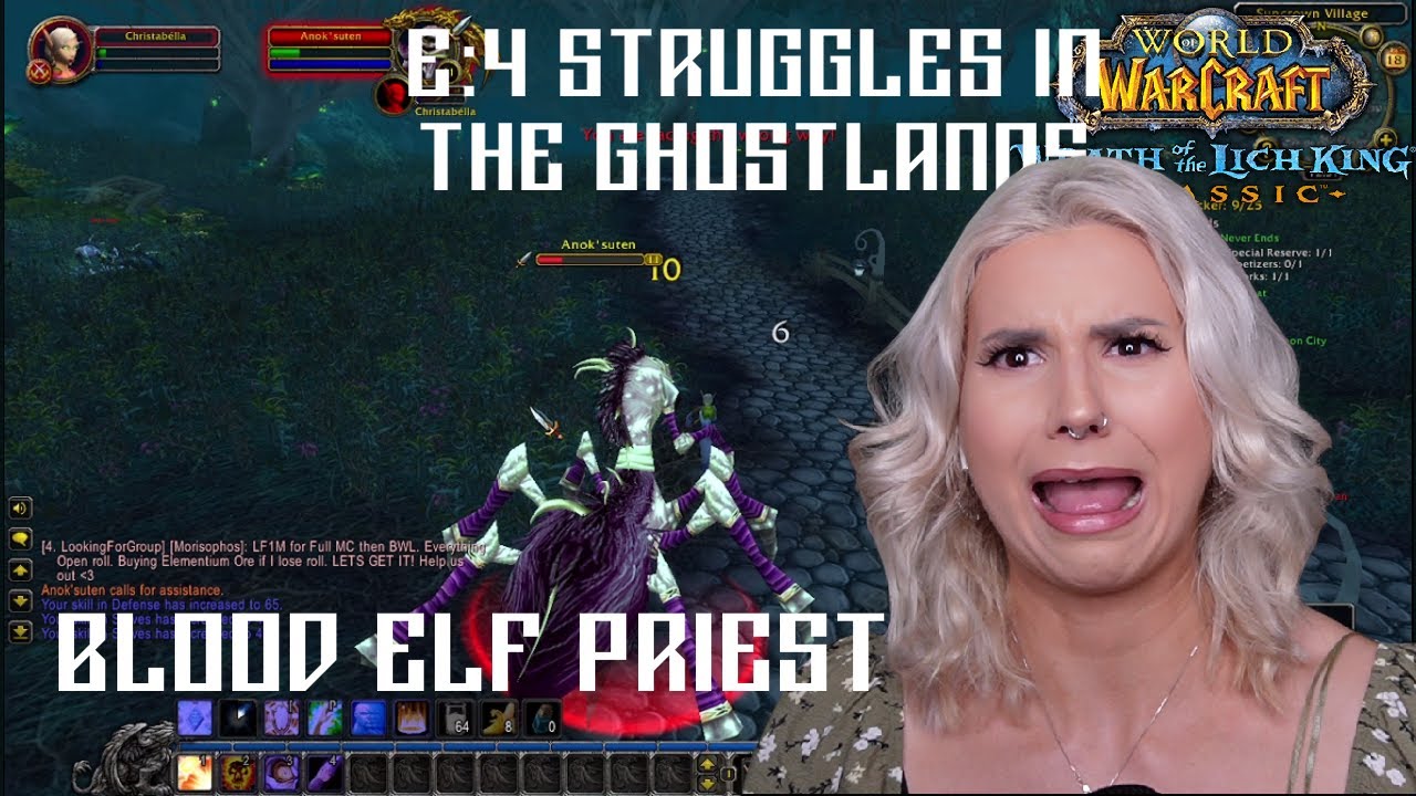 World of Warcraft(WrathClassic) -Episode4: Struggle in Ghostlands Blood Elf Priest Relaxing ...