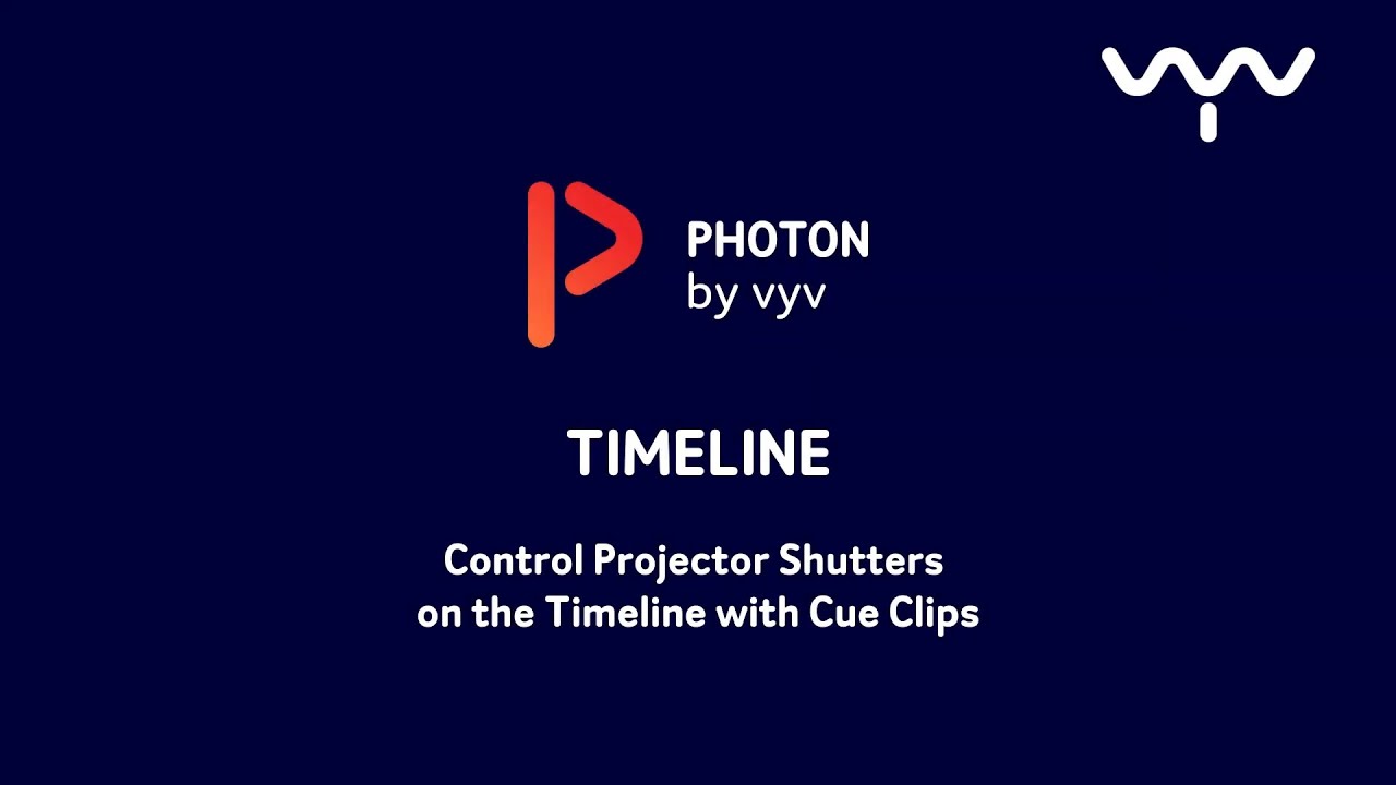 Photon - Timeline - Control Projector Shutters with Cue Clips - YouTube