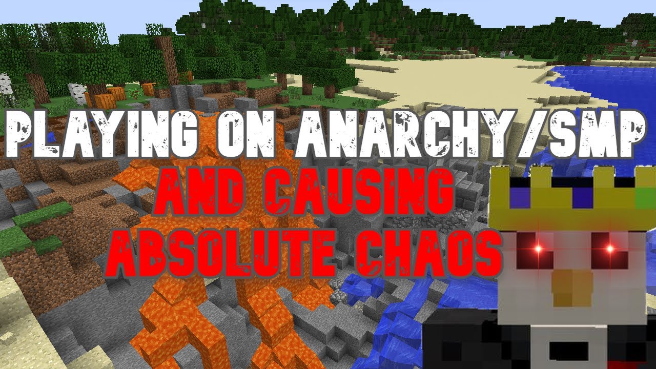 Playing on anarchy/smp and causing absolute chaos - YouTube