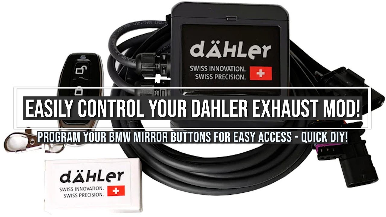 Program your F and G series BMW mirror for your Dahler exhaust module ...