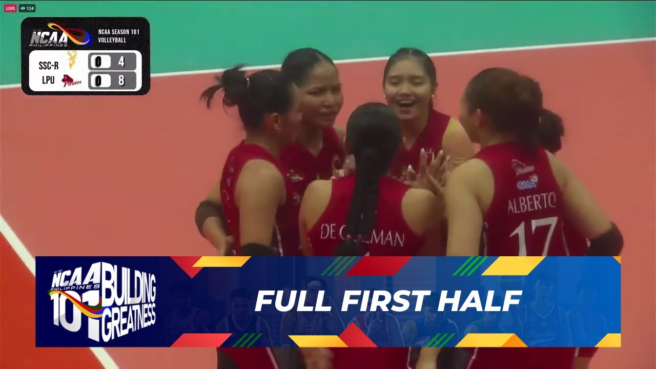 FULL FIRST HALF - SSC-R Lady Stags vs LPU Lady Pirates | NCAA Season ...