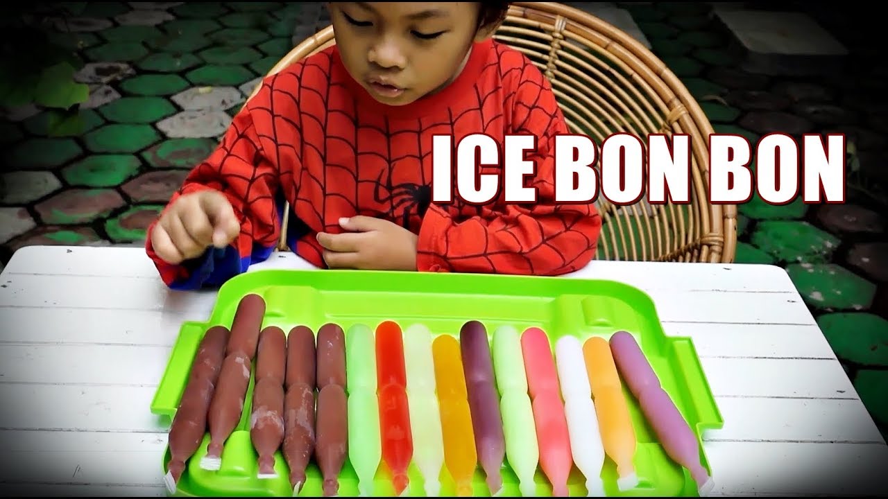 ICIP ES BON BON rasa Fruit - Susu - Coklat - YouTube