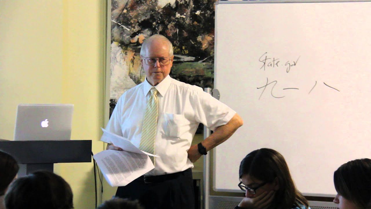 Mr. Morton Holbrook's Lecture - YouTube