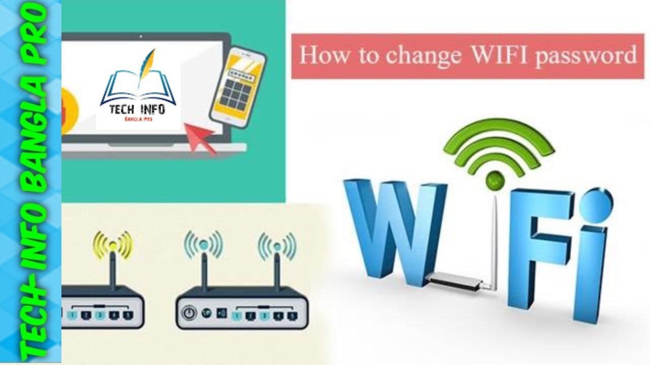 How to change WiFi password & Name in any Router Easily - YouTube