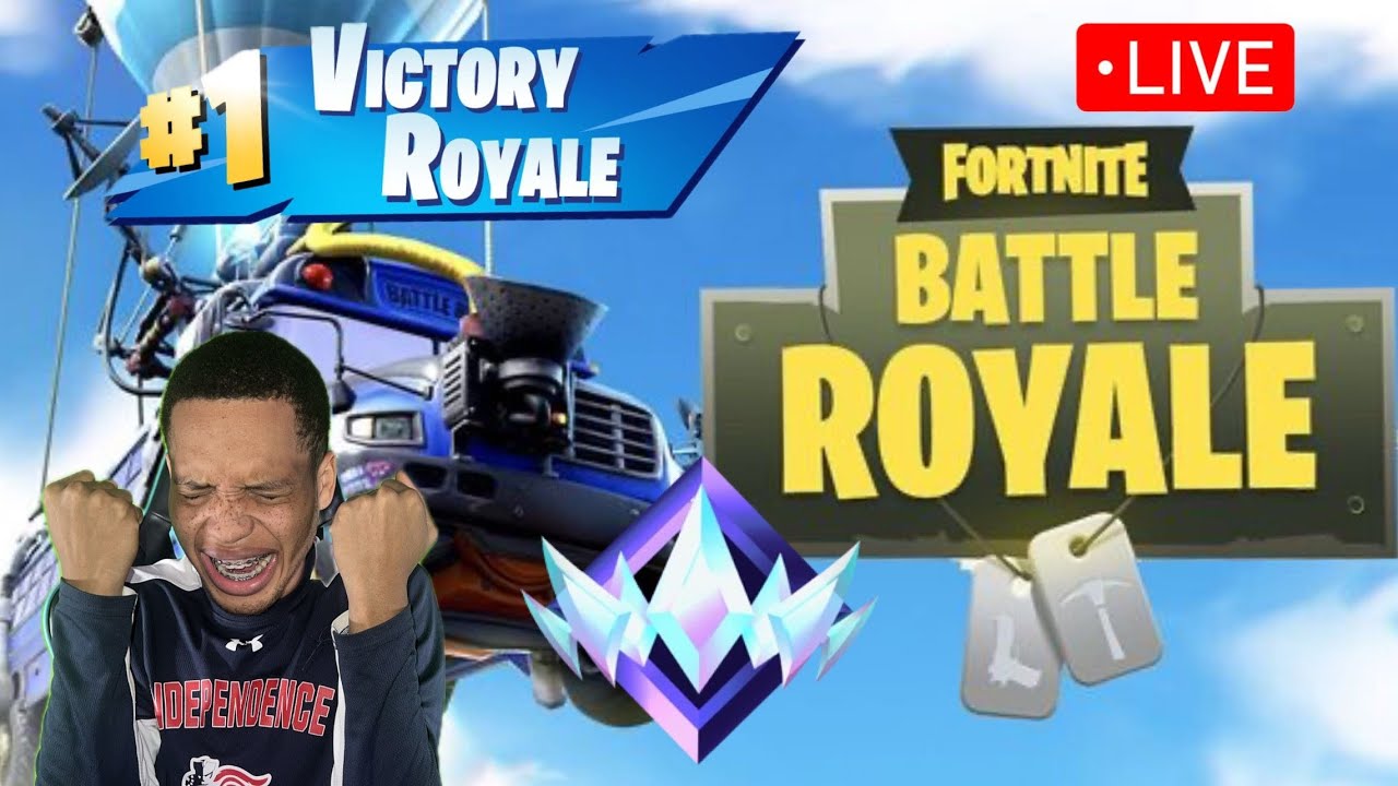MY FIRST VICTORY ROYALE! [WITH A UNREAL PLAYER] (MUST WATCH) - YouTube