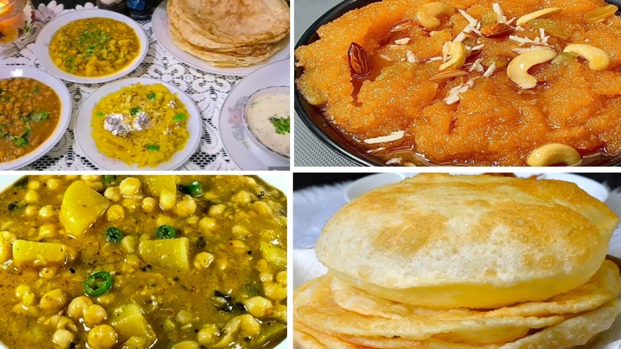 Halwa Poori Banane ka Tarika | Halwa Puri Recipe | Chole Puri Recipe ...