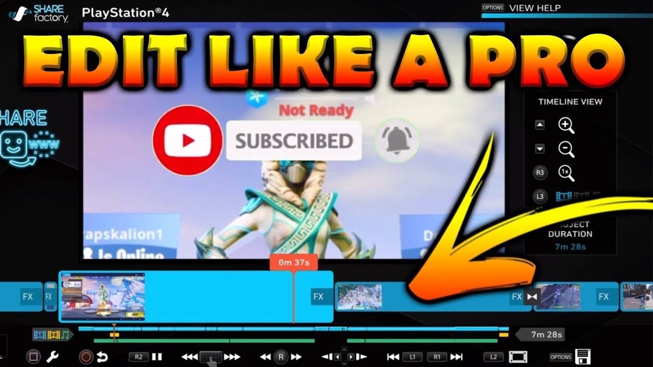 How to Edit in Share Factory like a PRO! (Sharefactory Tutorial 2019 ...