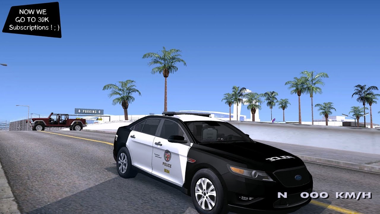 2011 Ford Taurus 'LAPD' Test Drive GTA SA _REVIEW - YouTube