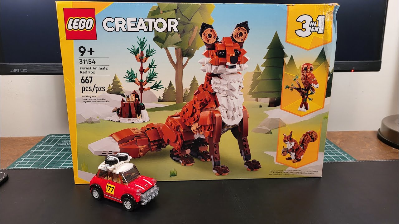 LEGO #Unboxing | The Red Fox | Set 31154 | Forest Animals: Red Fox ...