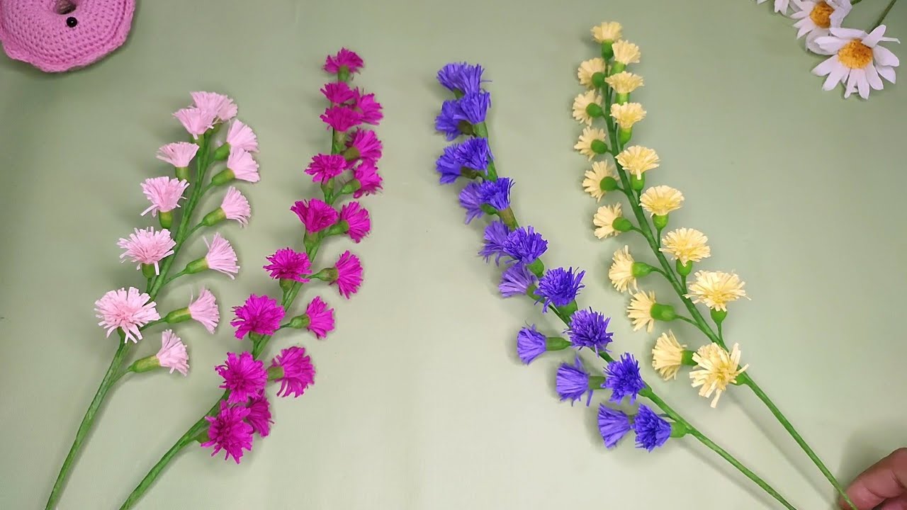 DIY | Tutorial Membuat Bunga Kertas / Flower Paper - YouTube