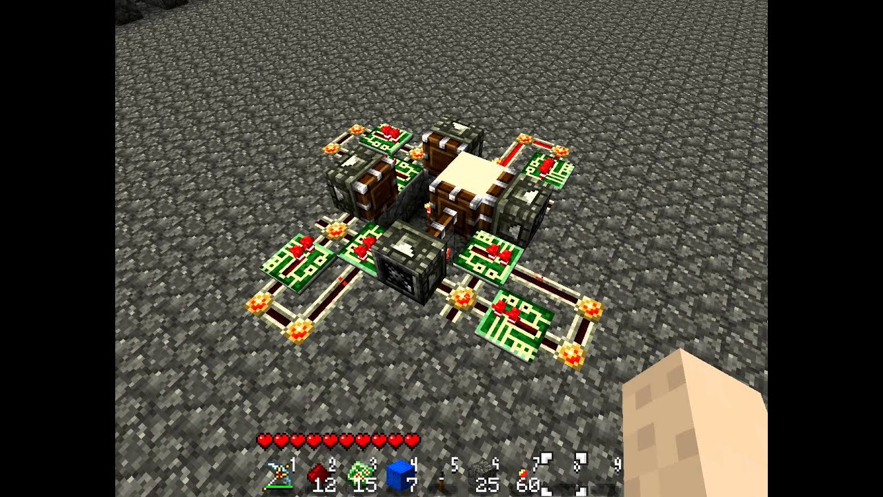 Minecraft Piston Astable Clock - YouTube