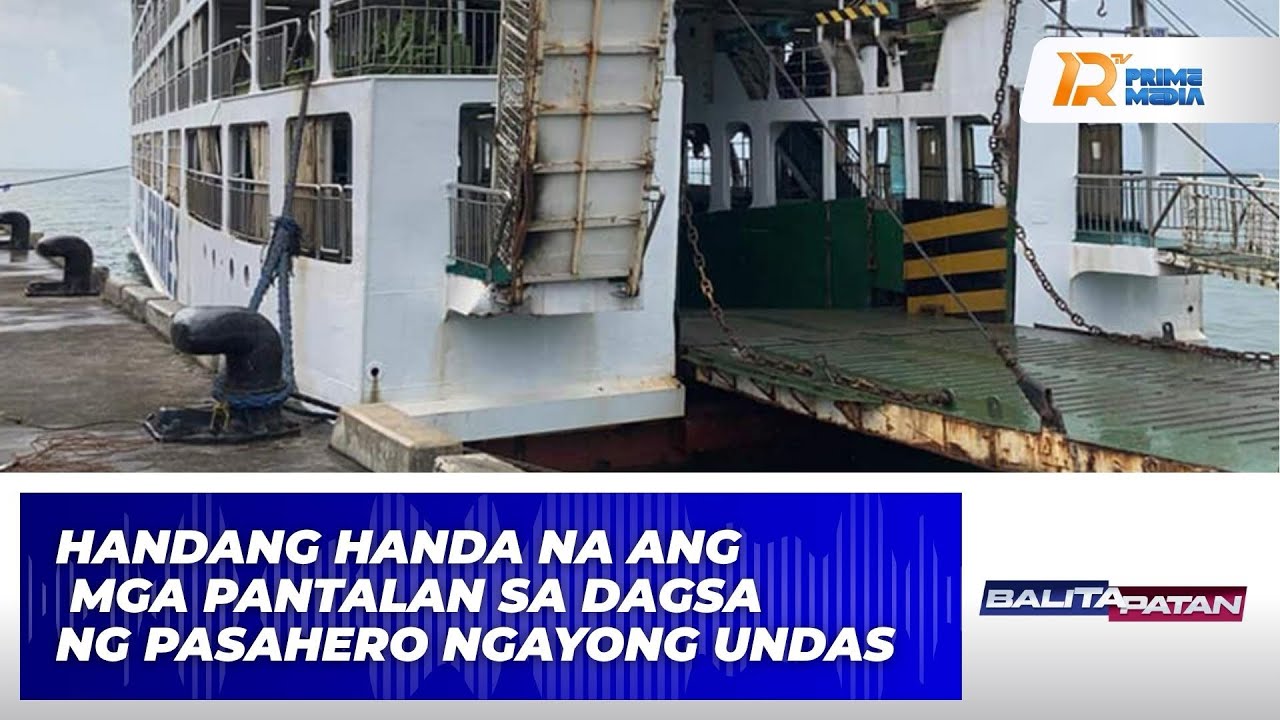 Handang-handa na ang mga Pantalan sa Dagsa ng Pasahero ngayong Undas ...