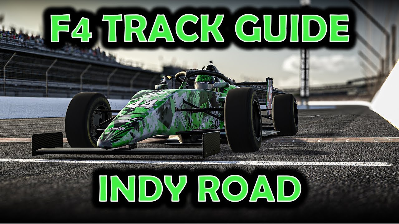 iRacing Formula 4 (F4) Track Guide Indianapolis Road Course (Wet and ...