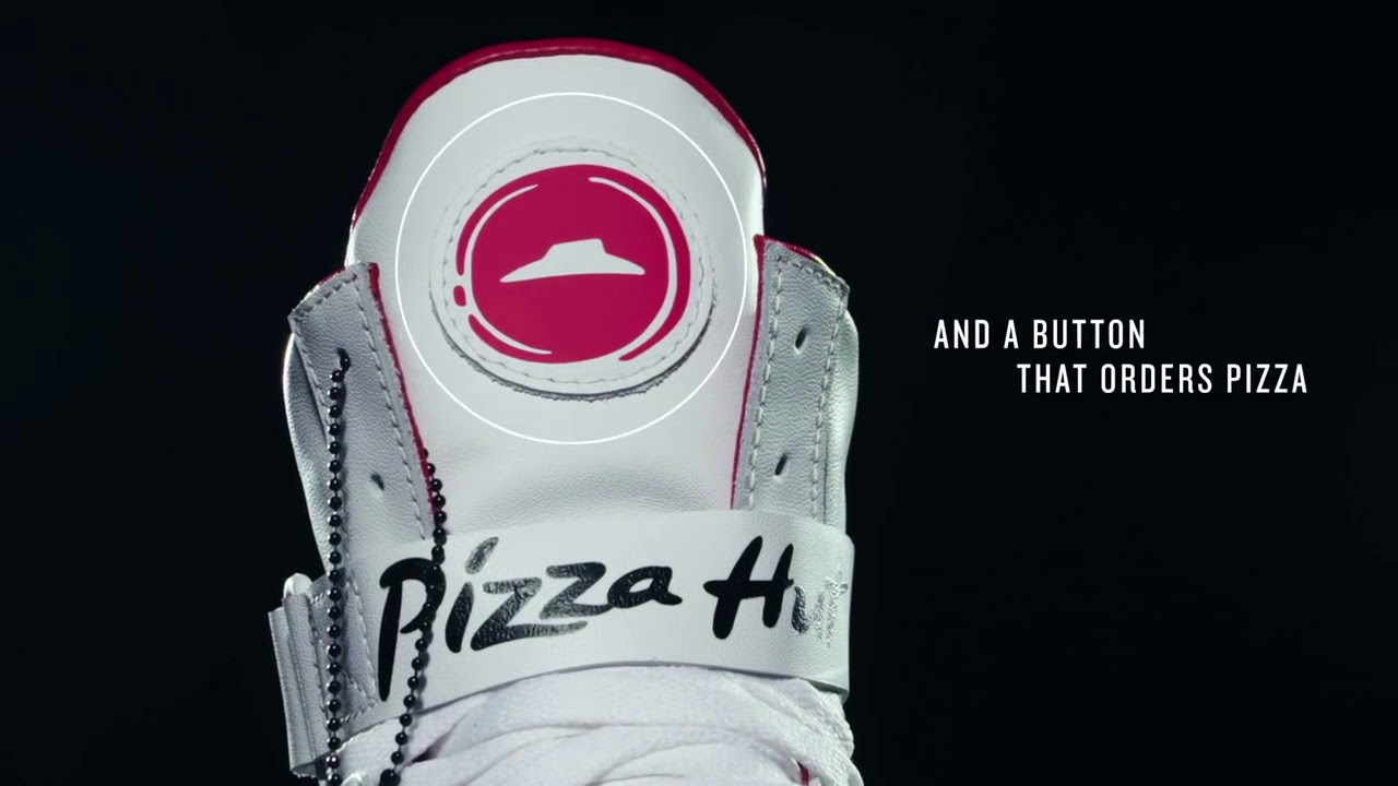 A shoe can order a pizza with a press of a Button: Pizza Hut Pie Tops ...