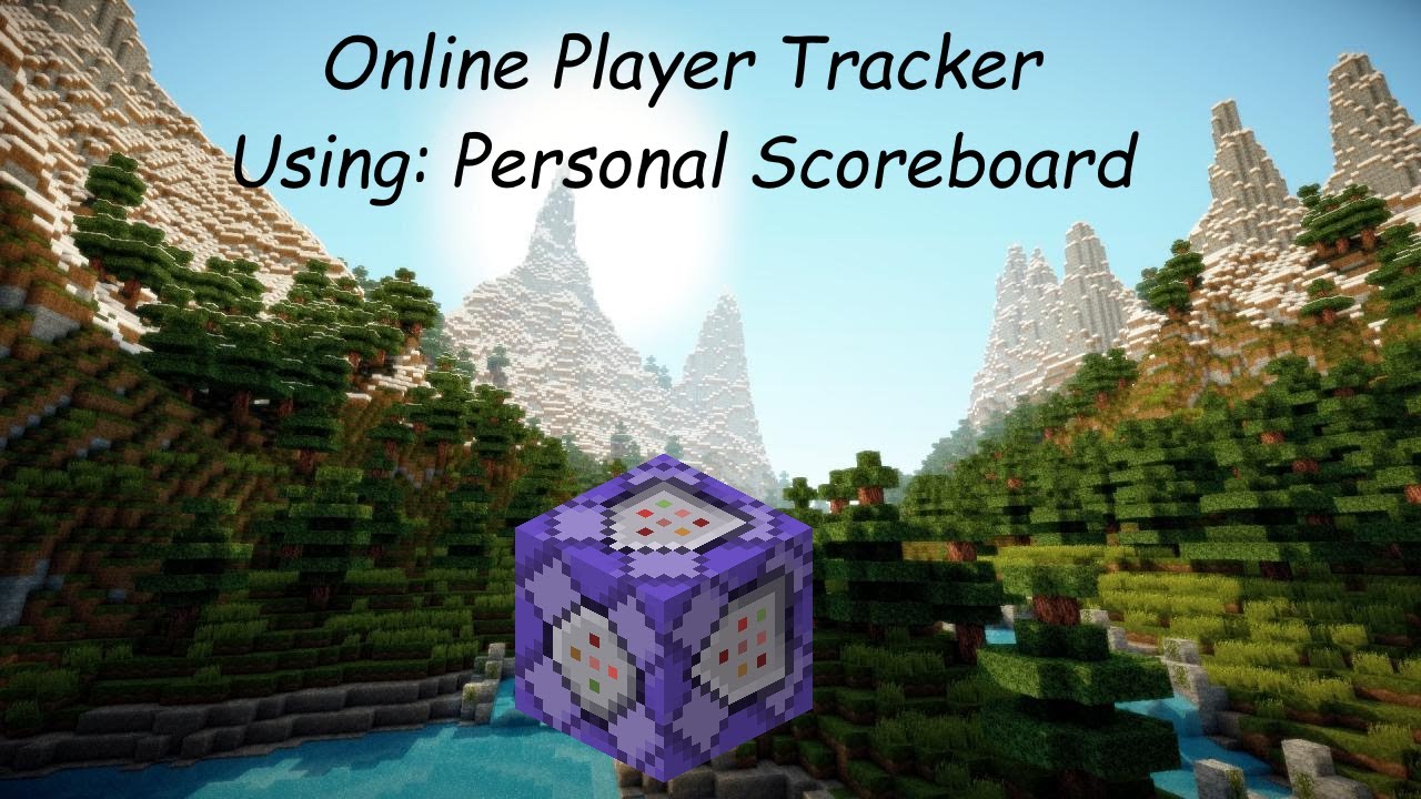 (1.19.63) Online Player Tracker Commands MCBE - YouTube