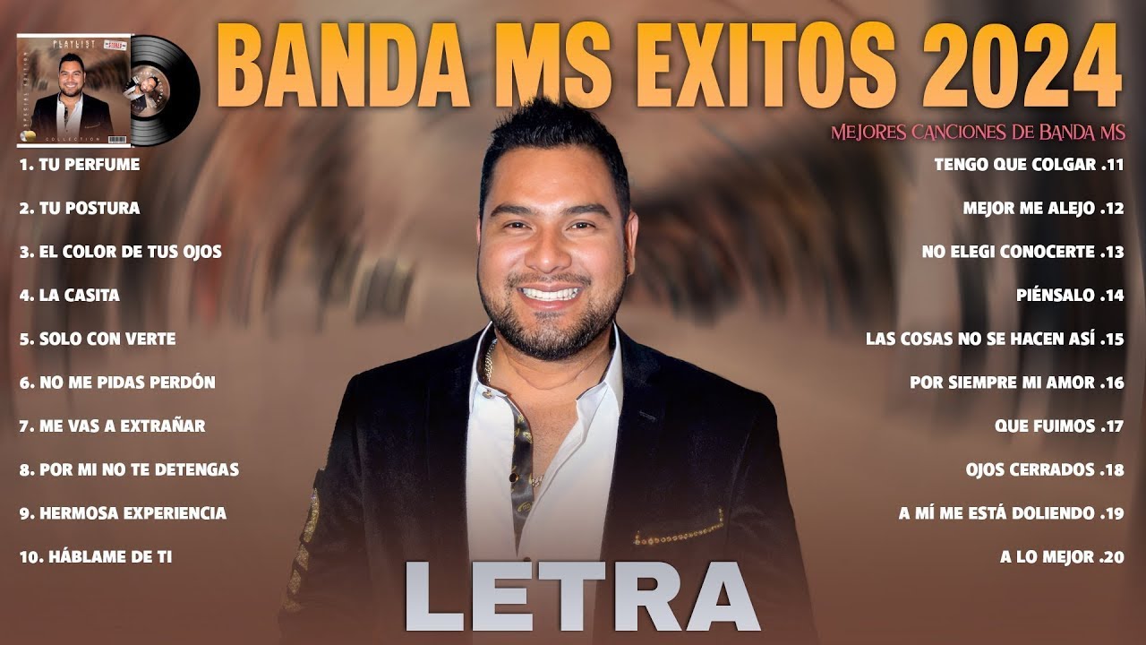 Banda MS Mix 2024 (Letra) Las 20 Mejores Canciones de Banda MS | Banda ...