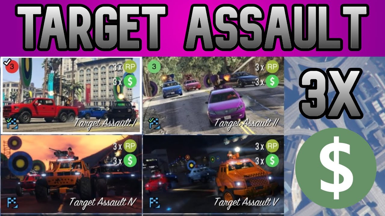 Gta 5 Target Assault Races Guide | Triple Money Target Assault Races ...
