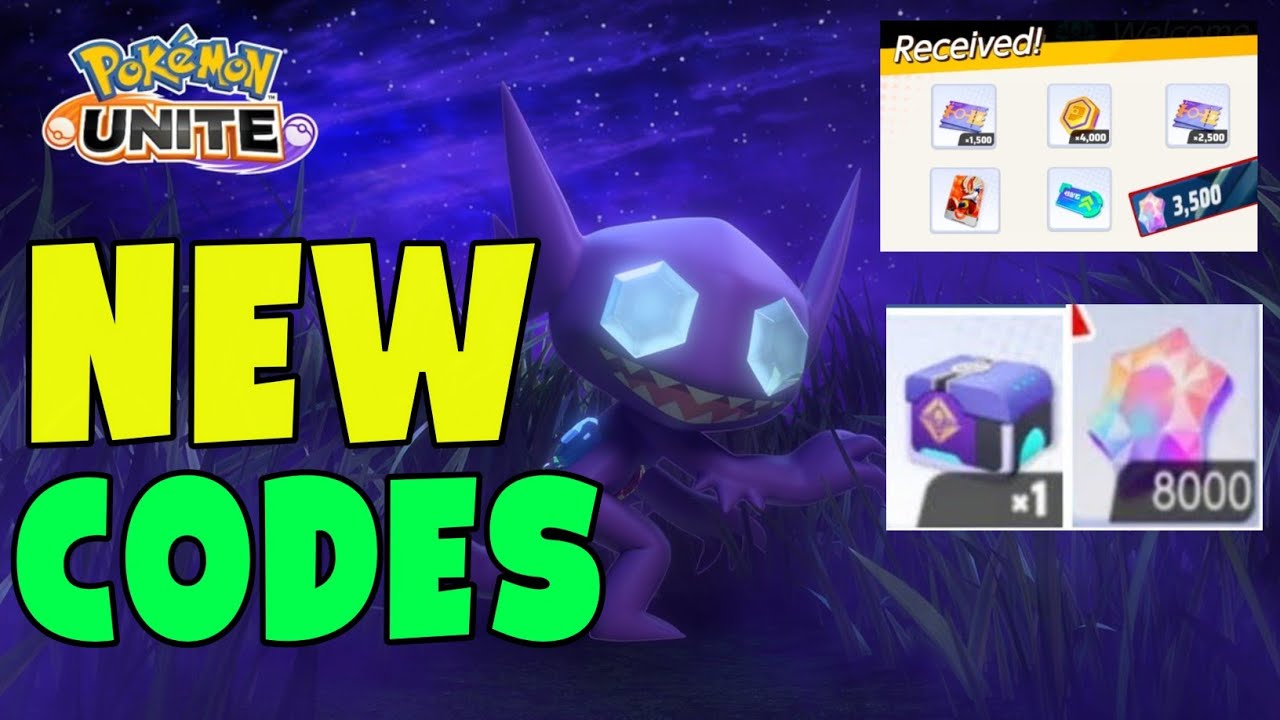 NEW POKEMON UNITE GIFT CODES NOVEMBER 2022 | POKEMON UNITE CODES ...