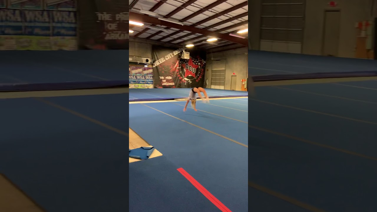 NCA Running tumbling skill - YouTube