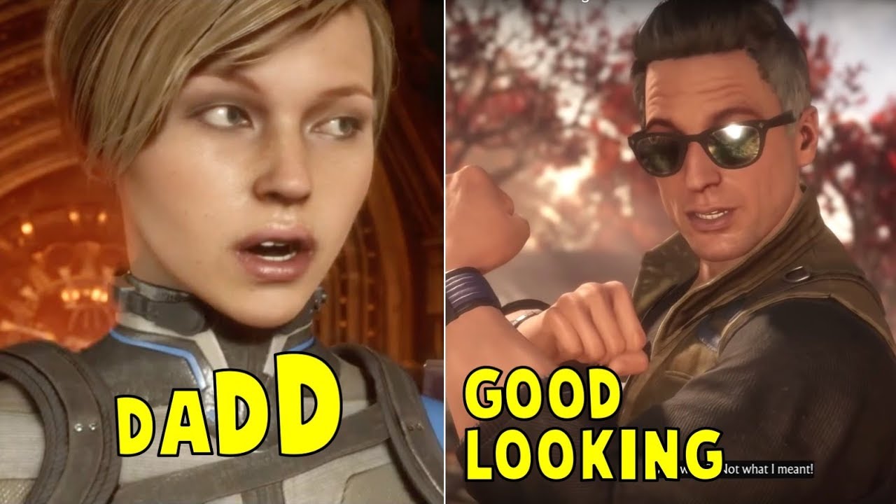 Johnny Cage Flirting With His Own Daughter Cassie and All Other Women ...