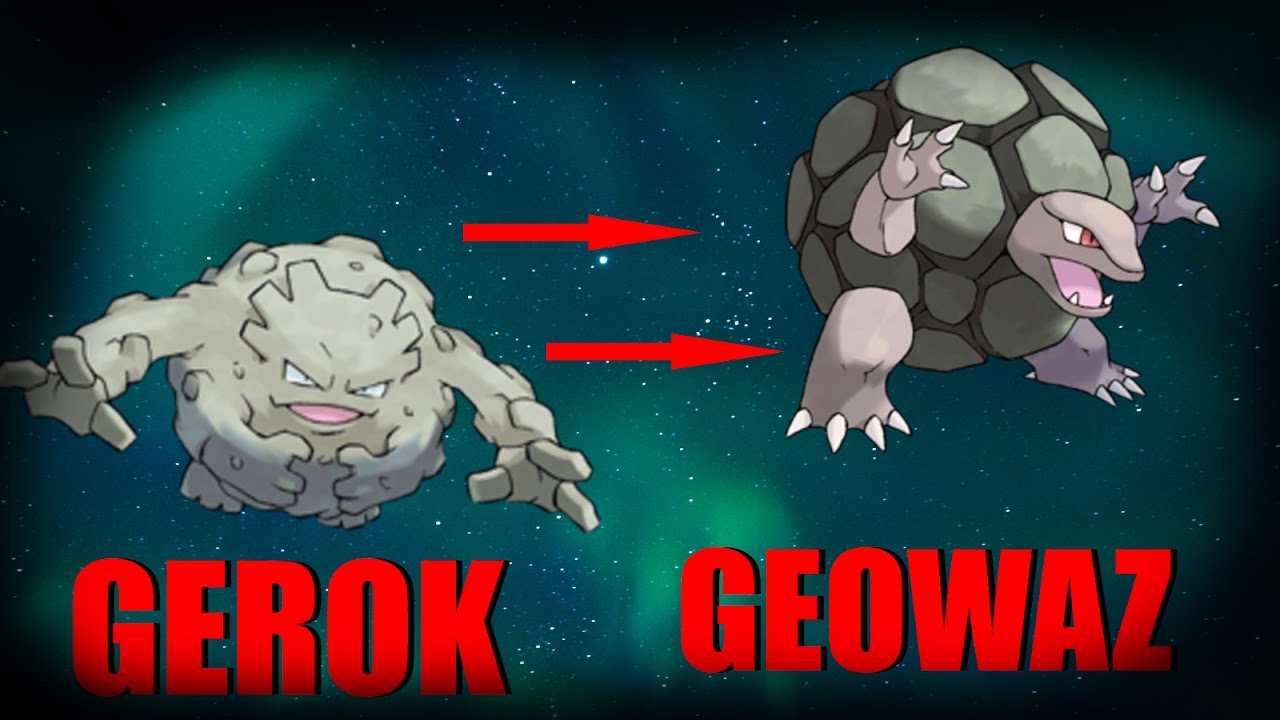 Gorok Entwicklung zu Geowaz / Geodude evolution to Golem / Pokemon Go ...