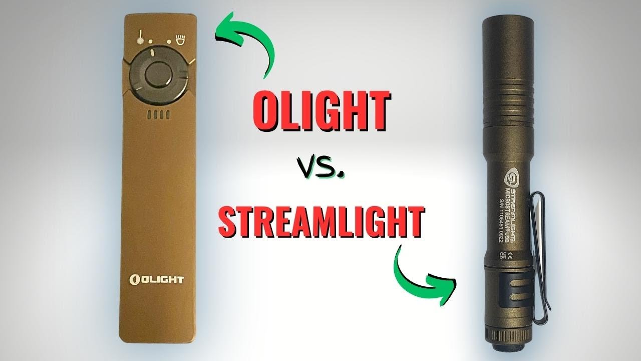The CLEAR Winner: OLIGHT Arkfeld v. Streamlight Microstream - YouTube