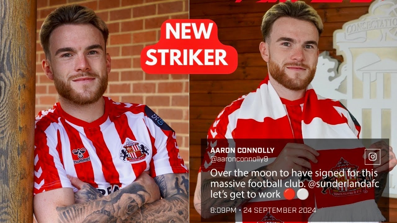 Sunderland Sign New Striker Aaron Connolly! - YouTube