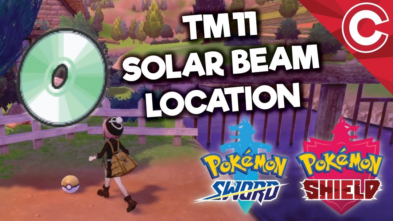 Where to Find TM11 Solar Beam in Pokemon Sword and Shield - YouTube