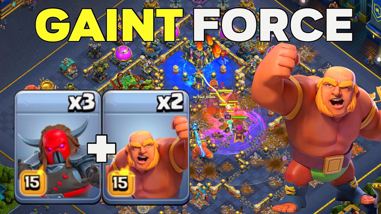 Giants Smash! K.A.N.E + Giant Giant Attack Wrecks TH17 Legend League ...