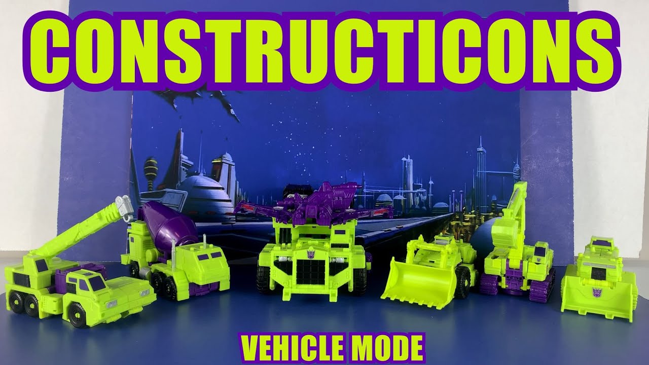 Transformers COMBINER WARS AMAZON 2021 REISSUE CONSTRUCTICONS Vehicle ...