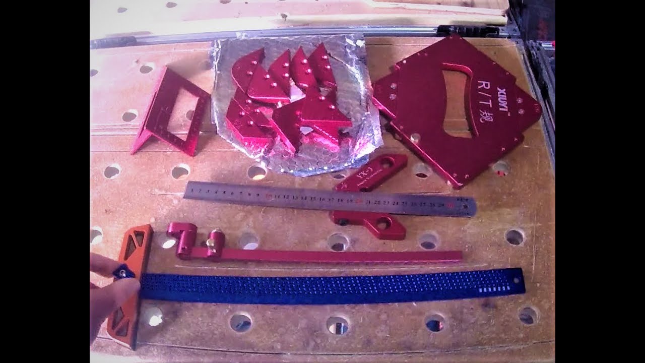 Banggood Tools!! Squares, Trammel and Router Template Set! - YouTube