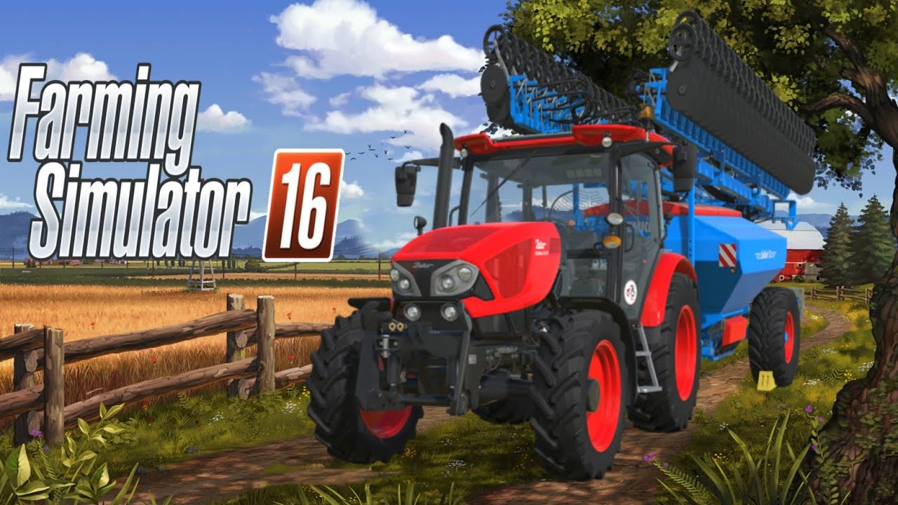 Farming Simulator 16 Wheat Harvest & Straw Moving fs16 ||Timelapse ...