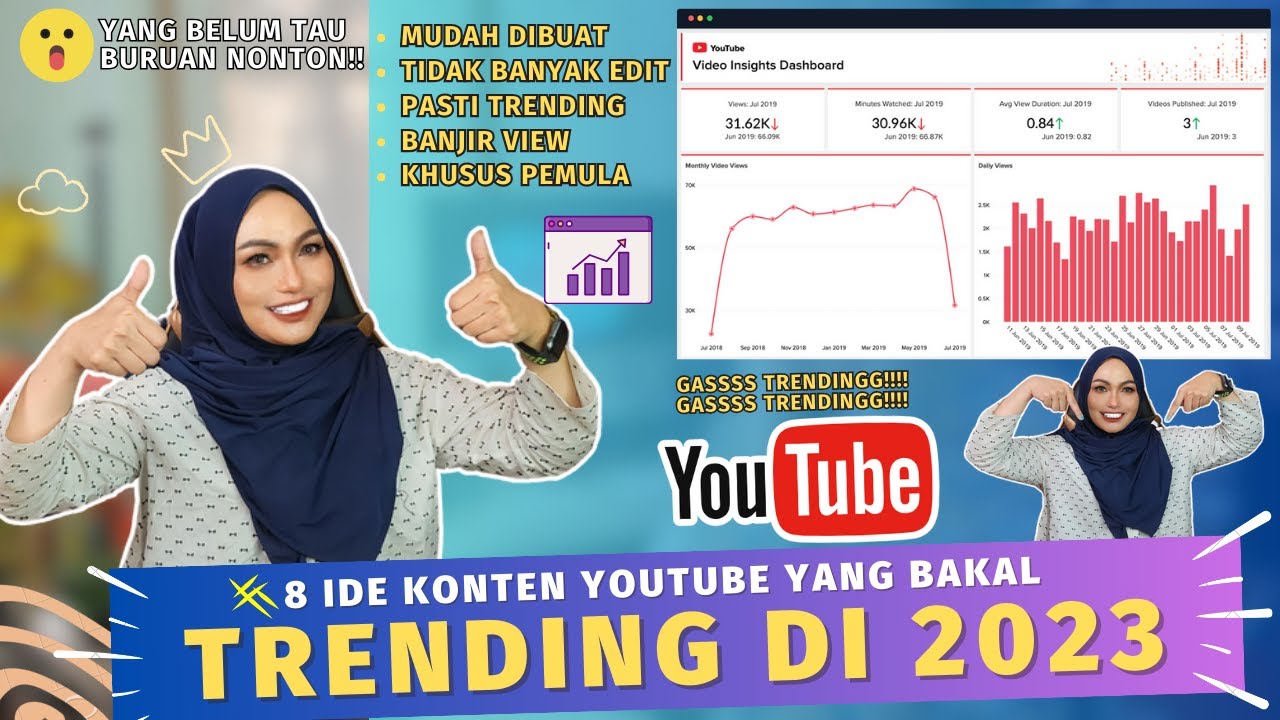 8 Ide Konten Youtube - Ide Konten Youtube 2023, Banjir Viewer!! - YouTube