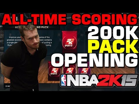 All-Time Scoring Pack Opening #12 NBA 2k15 - YouTube