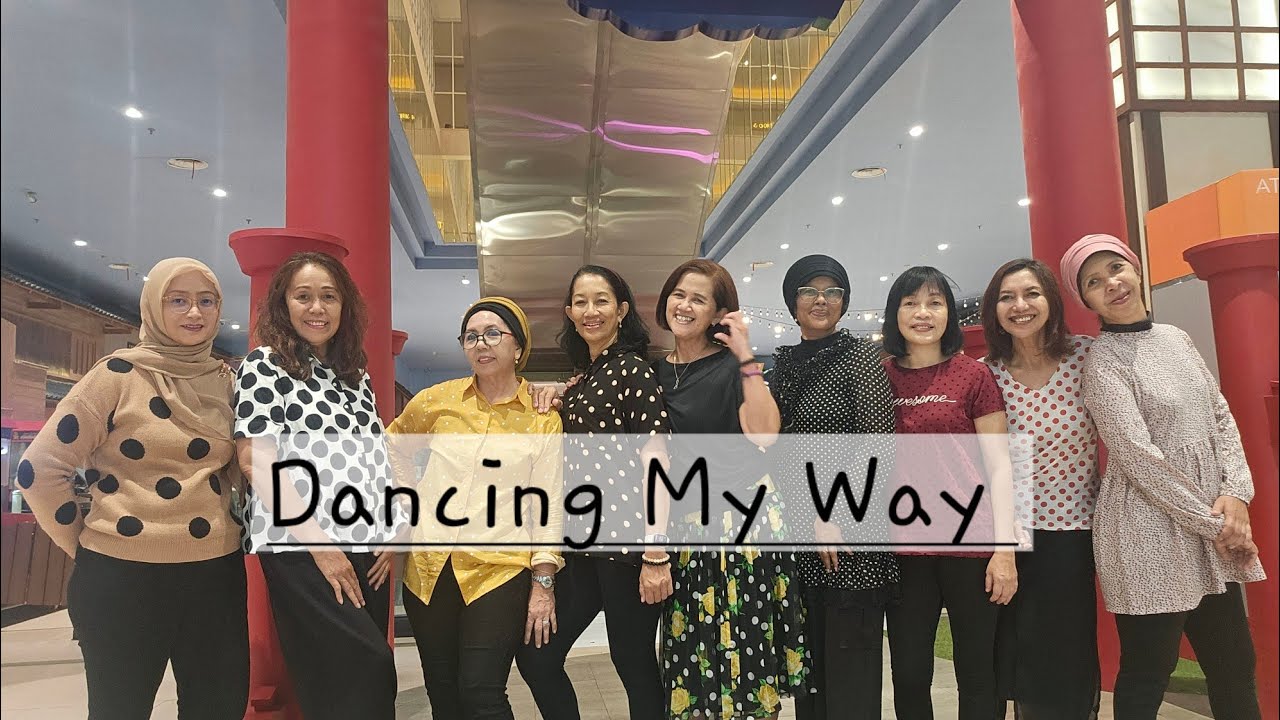 Dancing My Way line dance - YouTube