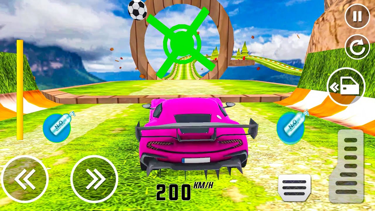 Car Stunts Mega Ramp Race 3D - Extreme Stunt Tracks - Gameplay Android ...