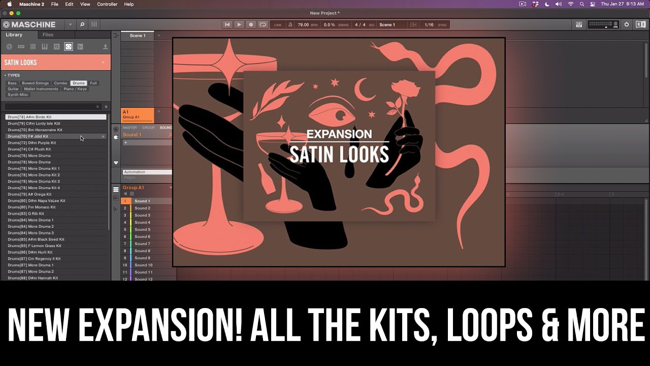 New Satin Looks Expansion From Native Instruments! (The Kits, Loops ...