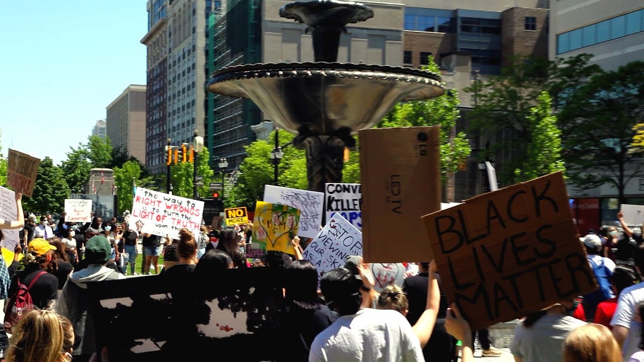 BLM Protest 2020 (Hamilton, ON) Canada - YouTube