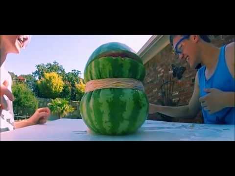 МЕГА_ВЗРЫВ! Прикол с арбузом!)