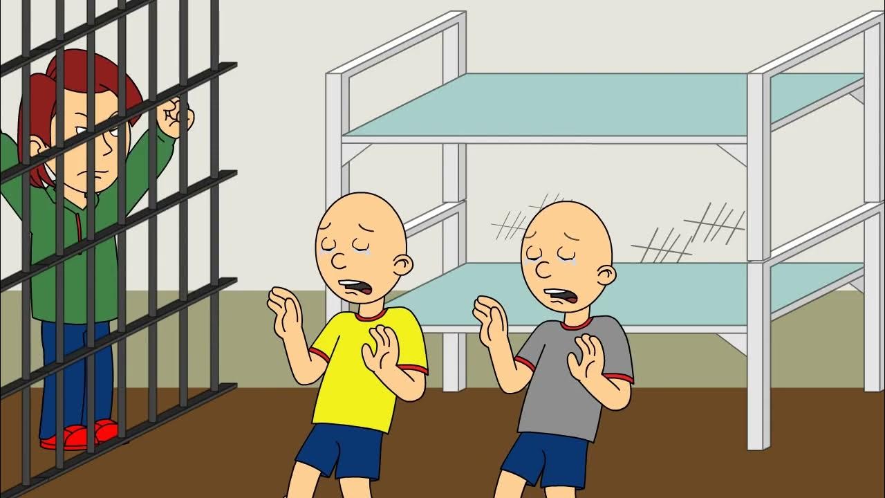 Caillou And Classic Caillou Take The Service Elevator/Grounded - YouTube