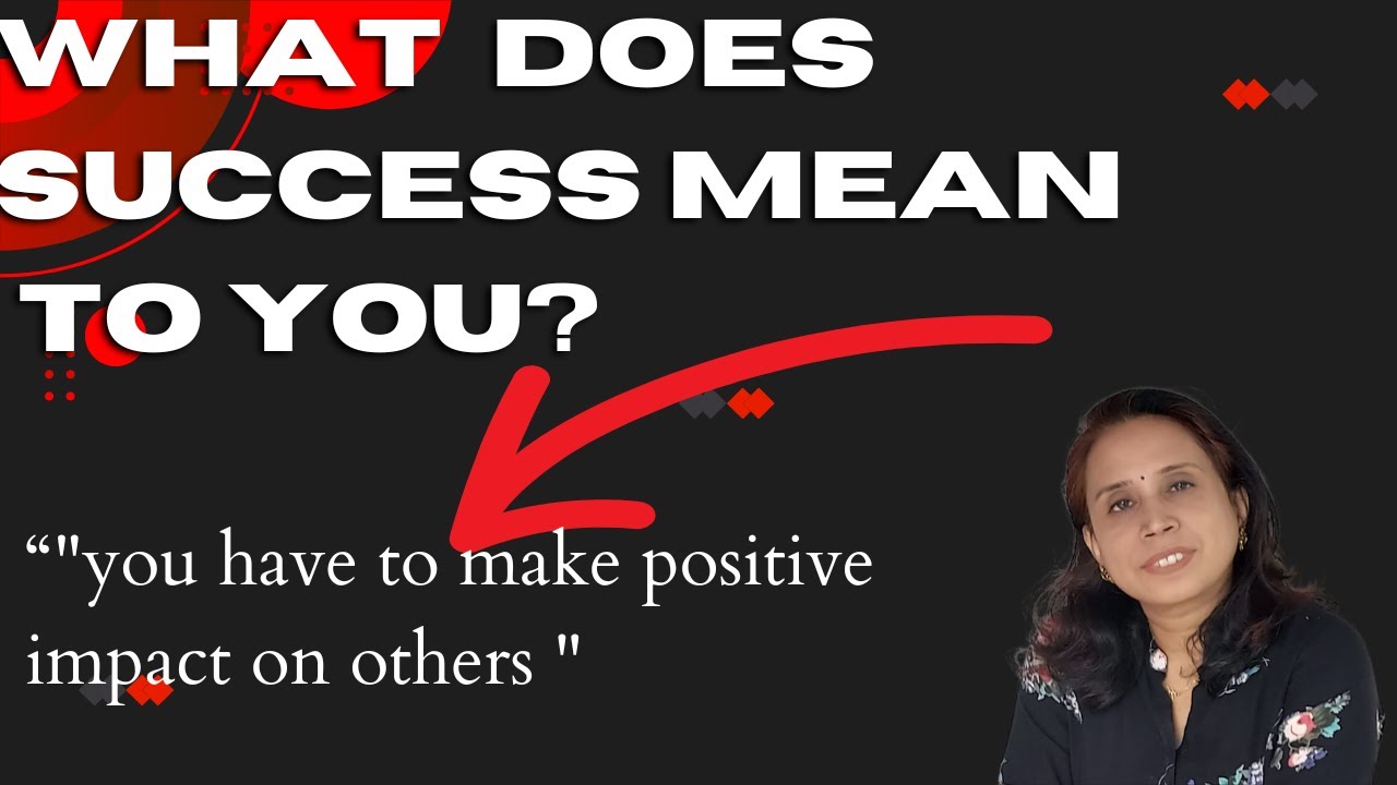 What does success mean to you? - YouTube