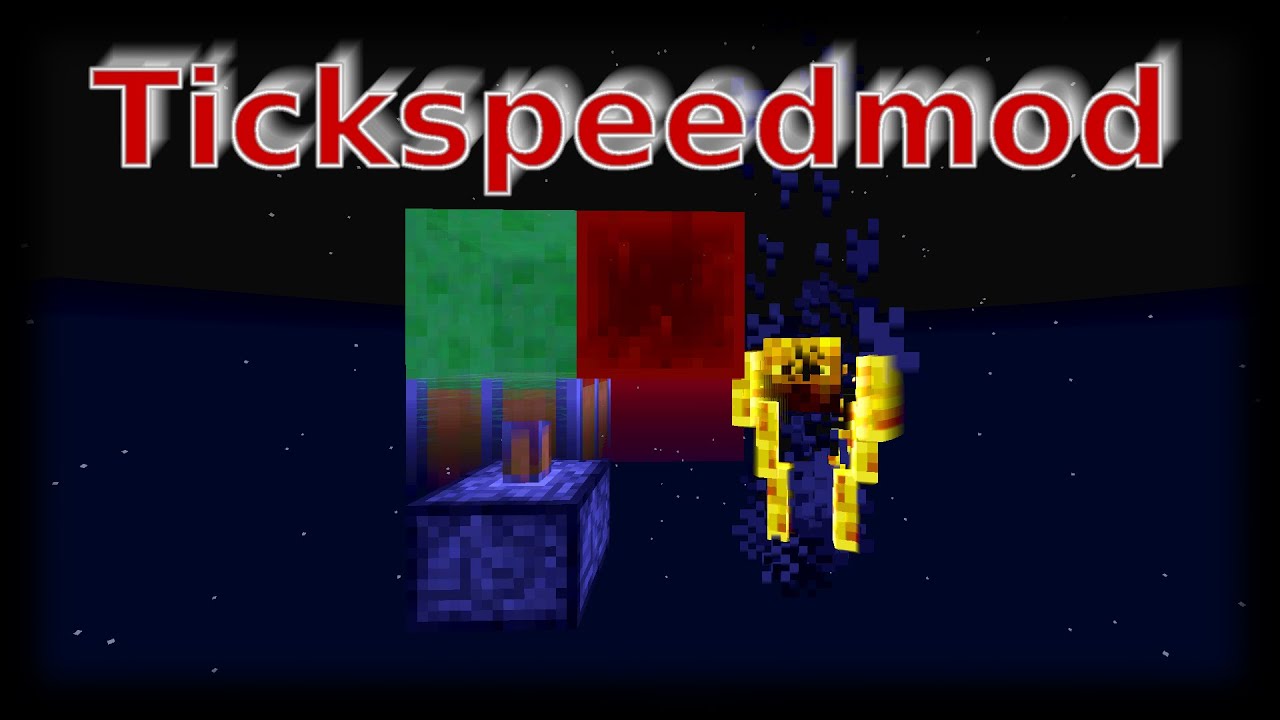 Minecraft in Slowmotion (Tickspeed Mod) - YouTube