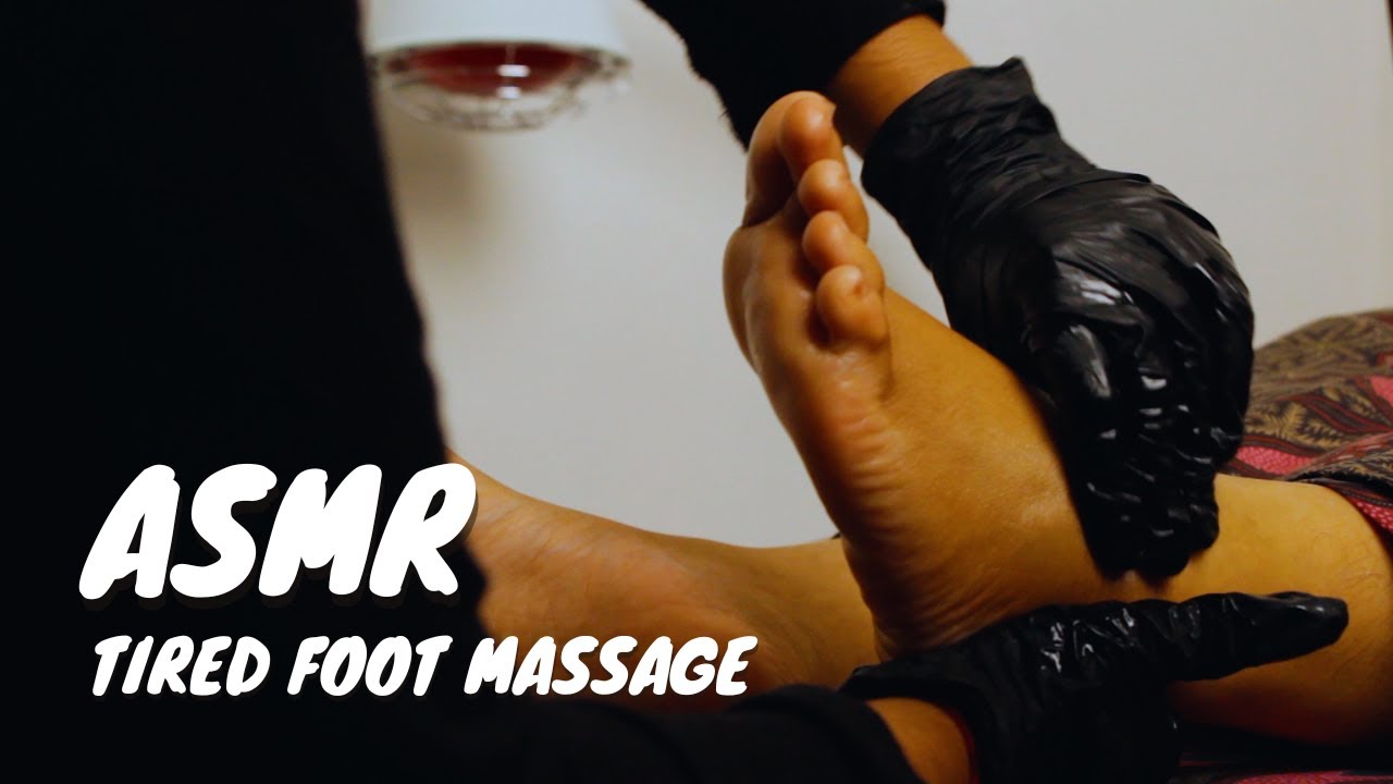 ASMR SLEEP THERAPY FOOT MASSAGE WITH GUA SHA RELAXING [ NO TALKING ...
