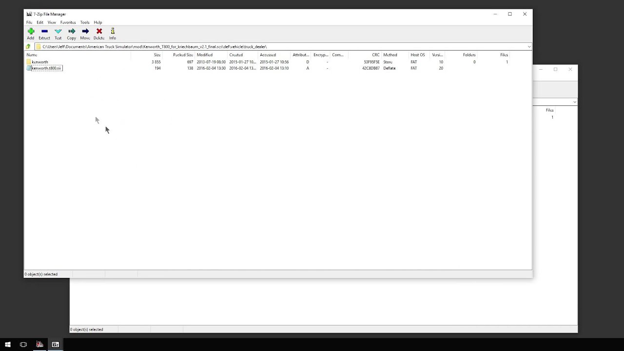Ats How To Create Sii Files That Don T Overwrite Other Mods Or Stock Vehicles Youtube
