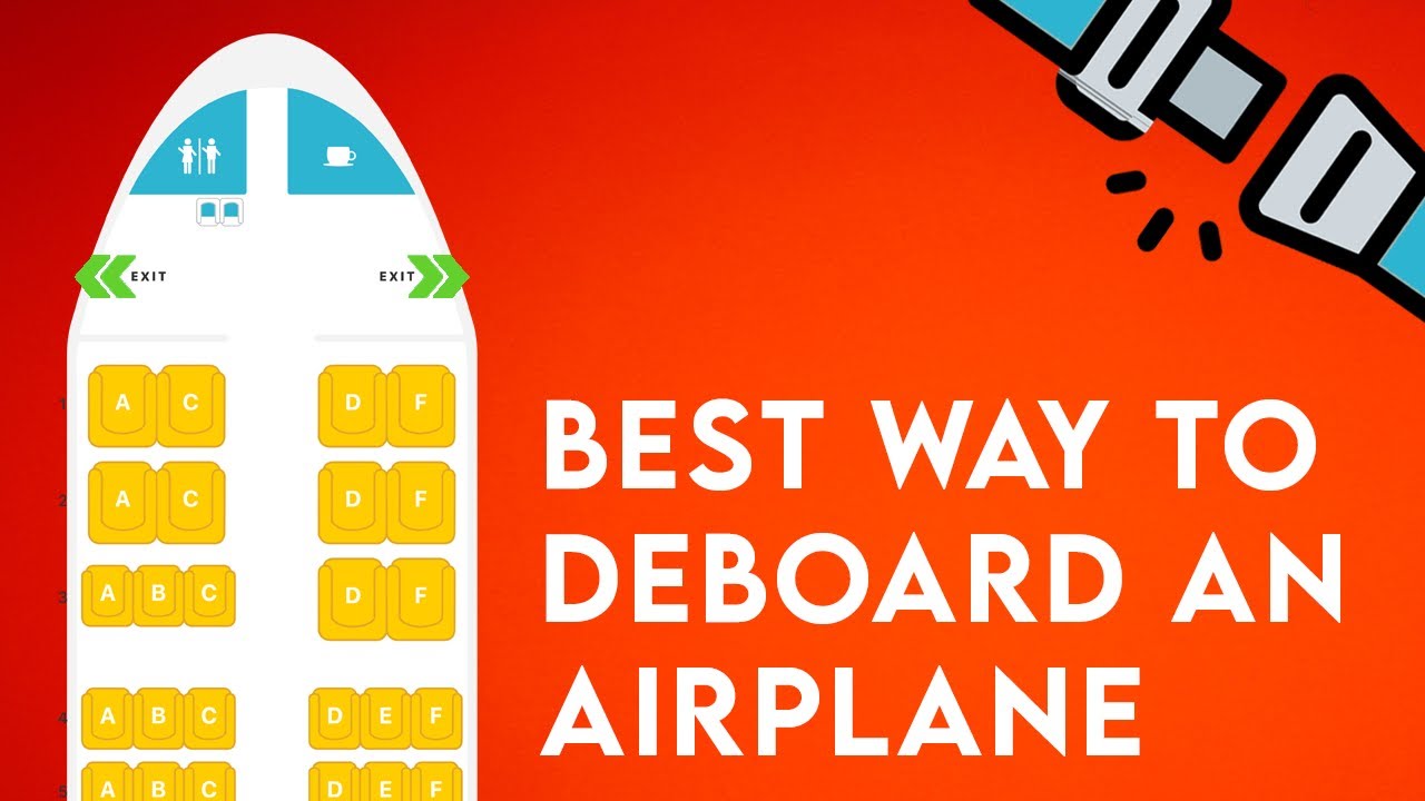 What is the best way to deboard an airplane? - YouTube