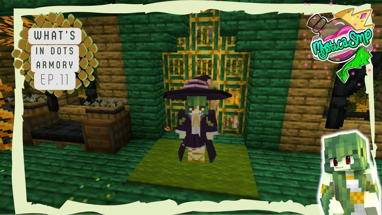 What's in Dots Armory {Mystica SMP ep.11} - YouTube