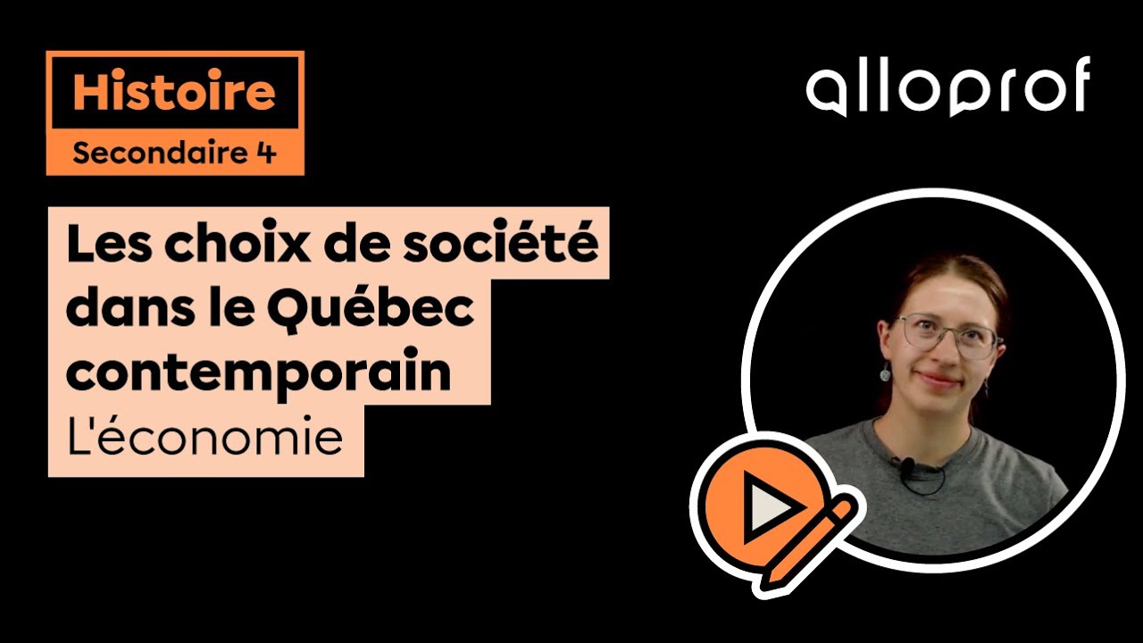 Les choix de société dans le Québec contemporain (de 1980 à nos jours ...
