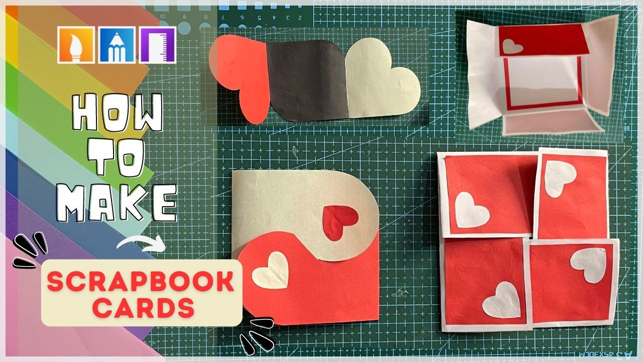 How to Make Scrapbook Cards | Easy Card Making Ideas | Diy Card - YouTube